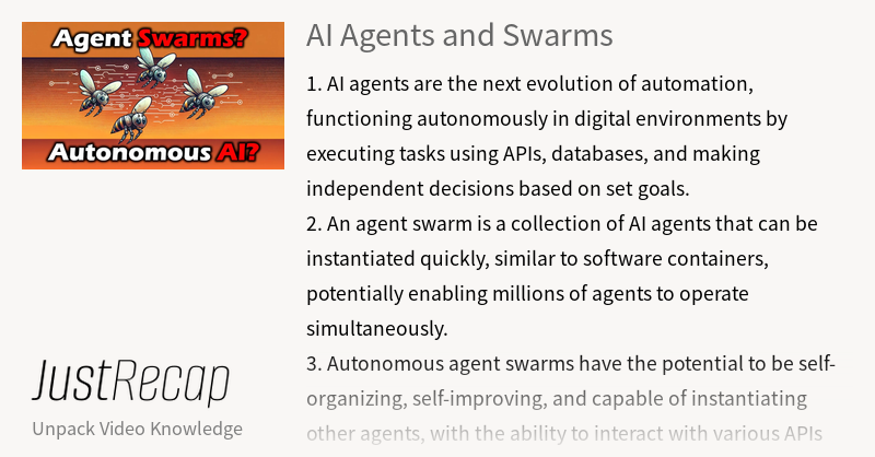 What are AI agents? Agent swarms? Autonomous swarms? What's all the ...