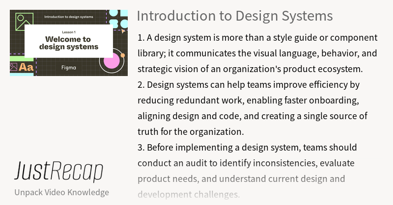 Welcome to design systems - Lesson 1 : Introduction to design systems ...