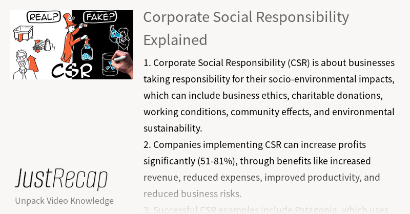 CSR: What is Corporate Social Responsibility? Definition Examples ...